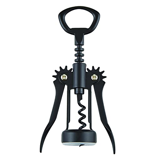 Santa Barbara Design Studio Sippin' Pretty Corkscrew Wine Bottle Opener, 8.25-Inches Long, Matte Black