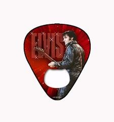 elvis presley guitar pick magnetic bottle opener