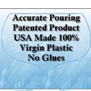 Precision Pour 1.0 oz Measured Pourers Blue #1 Selling Brand- 10 Per Pack, Made Entirely in The USA