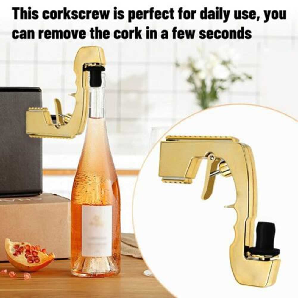 Xgtrswkmaz Beer Gun Alcohol Shot Shooter Bottle Stopper Sprayer Opener Adjustable Champagne Wine Dispenser for Bar Club Birthday Party Wedding