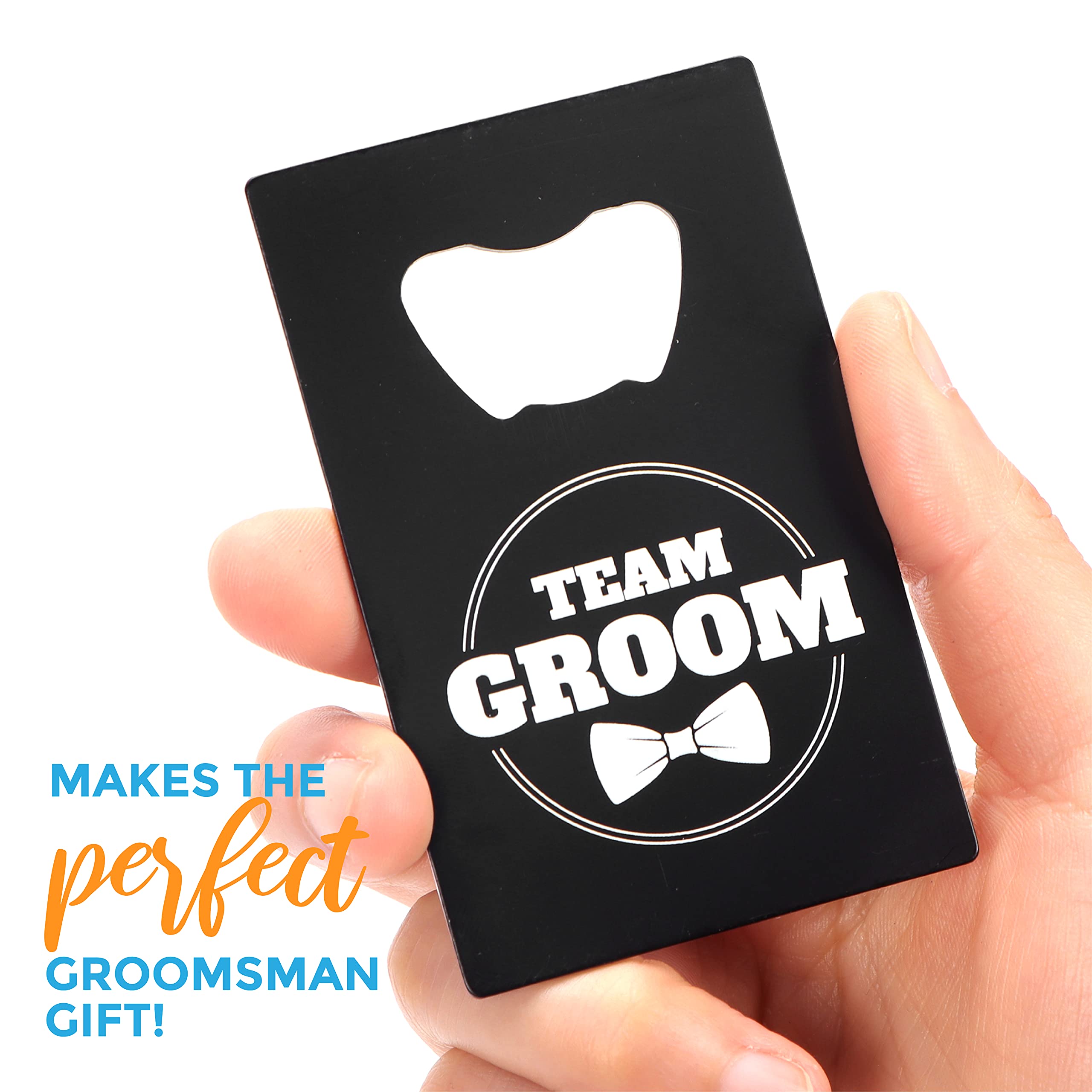 Groomsmen Bottle Openers (6 pack) Groomsman Gifts I Team Groom Gifts