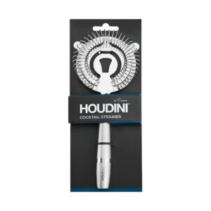 Houdini Strainer Cocktail Accessory, 8 Inches, Stainless Steel