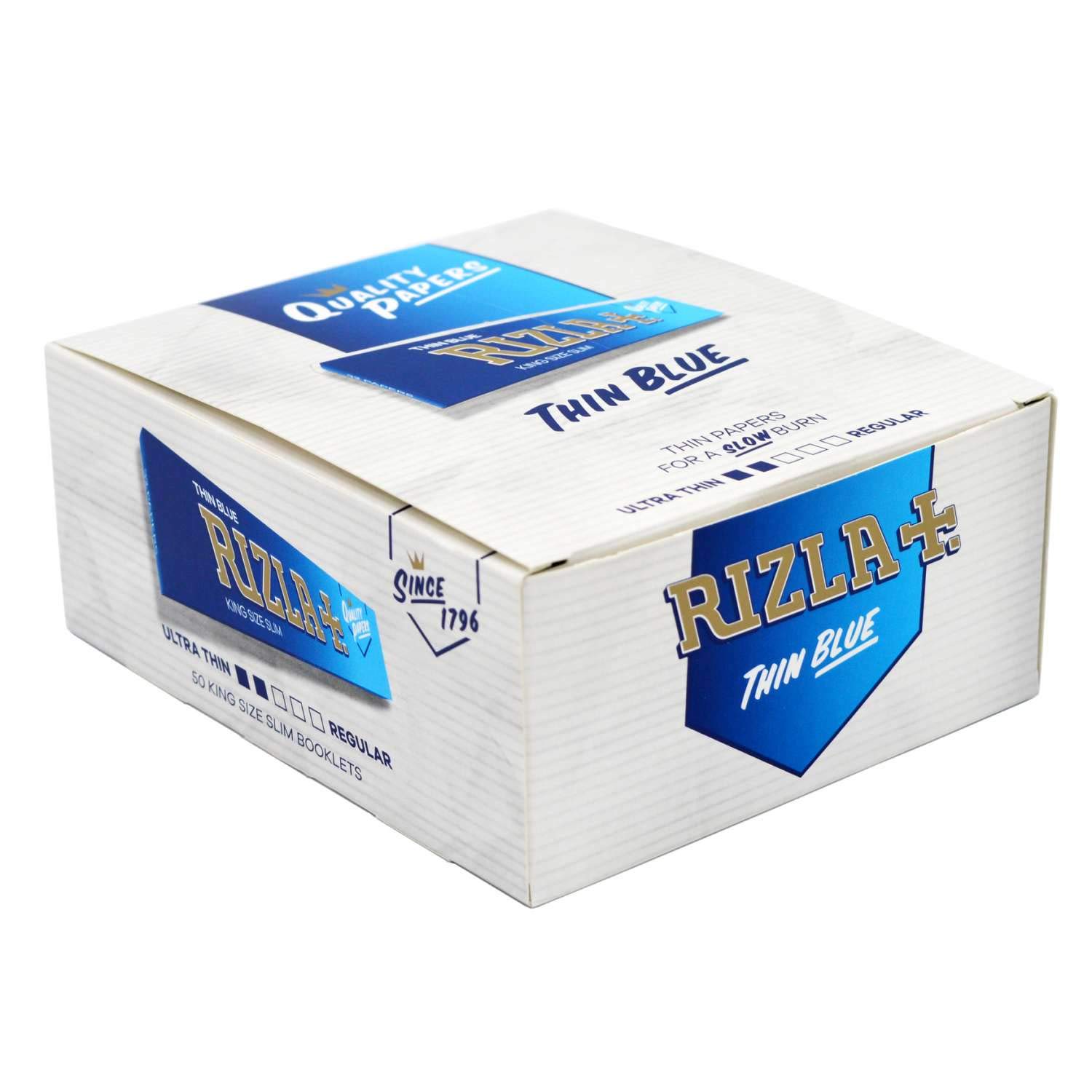 Rizla Blue - Thin Blue King Size 50 Booklets