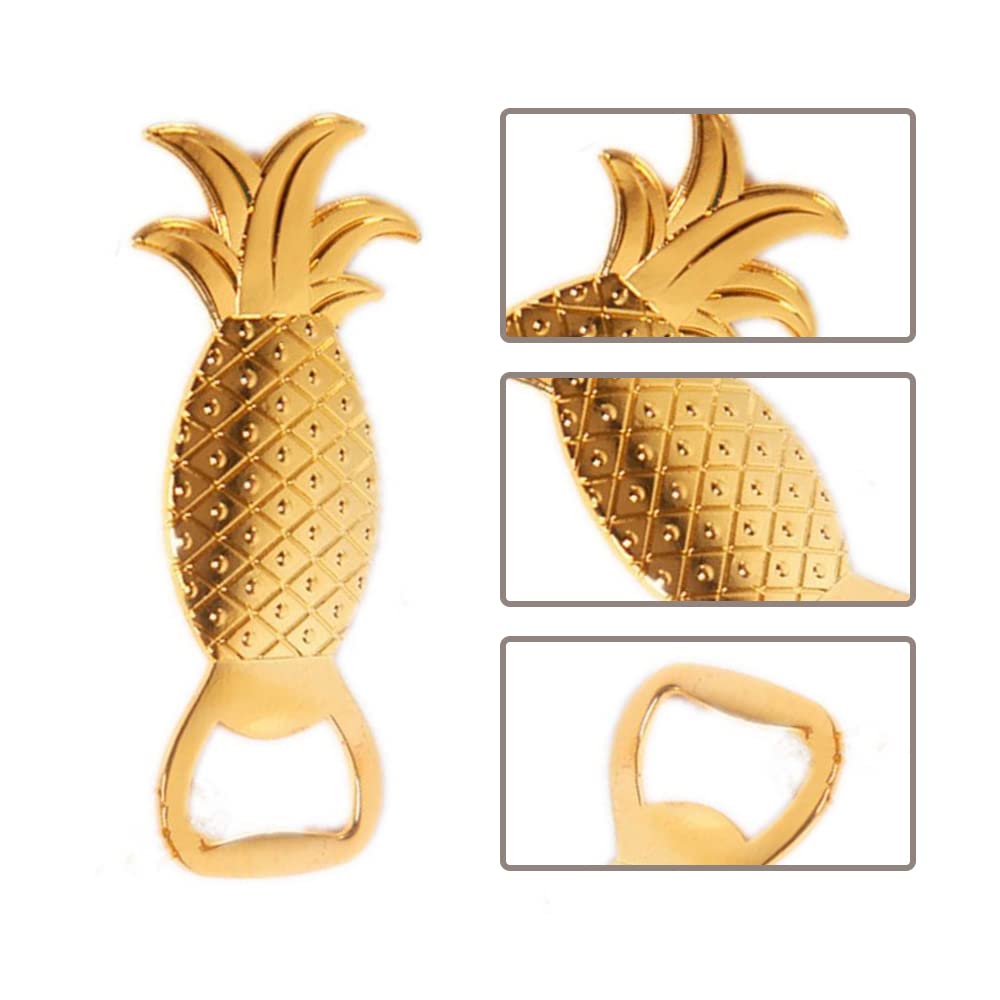 Pineapple Bottle Opener Metal Beer Opener Creative Alloy Opener for Wedding Party Favor Birthday Baby Shower Favor Gift Souvenirs