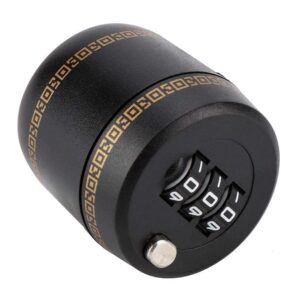 Black Plastic Wine and Liquor Bottle Locks Bottle Password Code Lock Combination Locks Seal Wine Whiskey Bottle Top Stopper Wine Digital Lock for Wine Prevention of Burglary