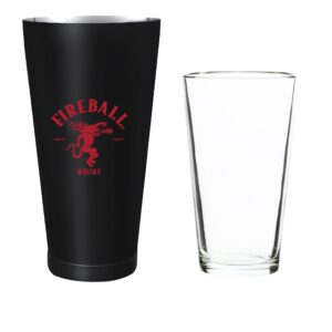 Fireball 2 Piece Boston Shaker Set, LARGE