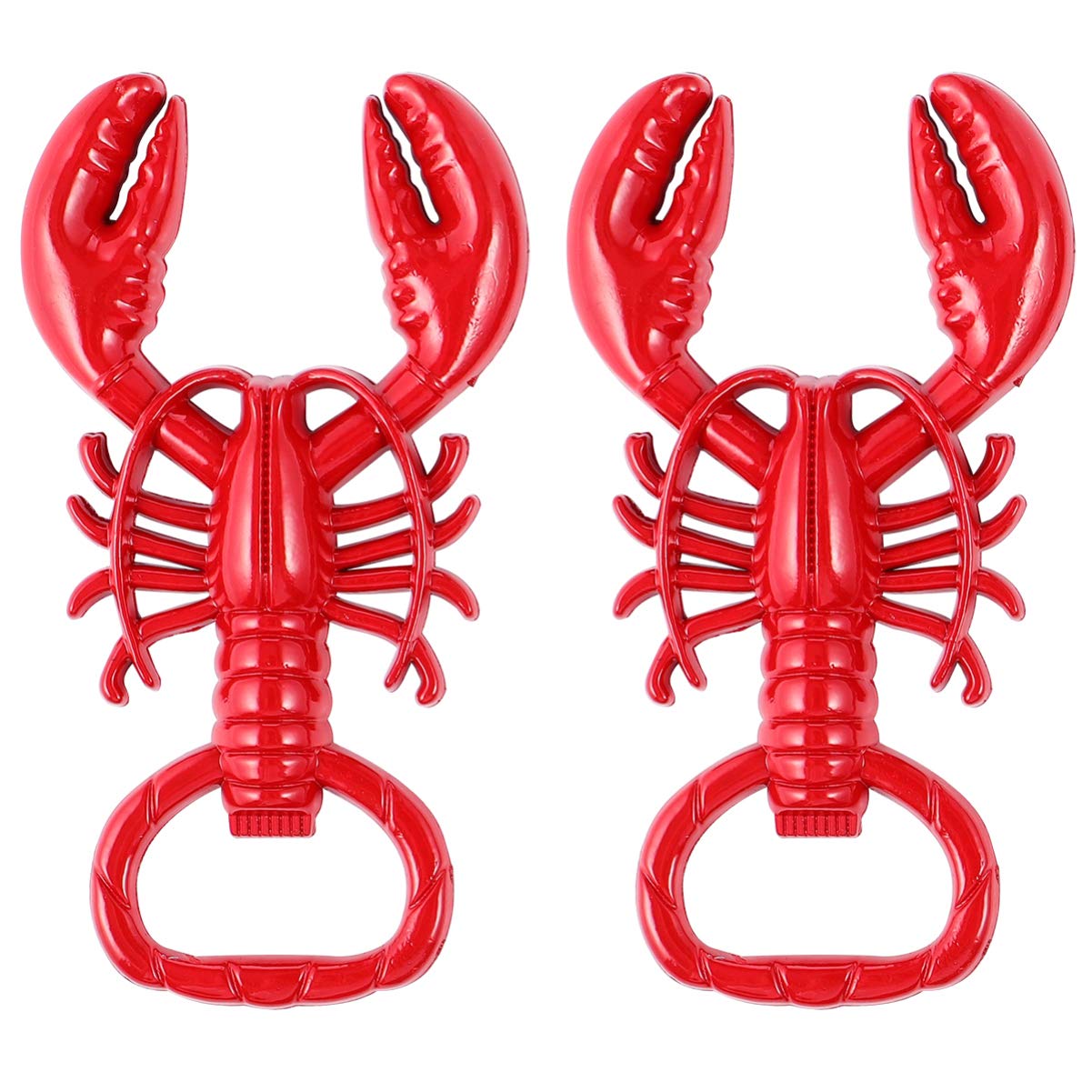 Hemoton 2pcs Keychain Beer Bottle Opener Lobster Bottle Opener Beer Cap Opener Wine Opener Beverage Opener Party Favor Gift for Summer Party Beer Enthusiast