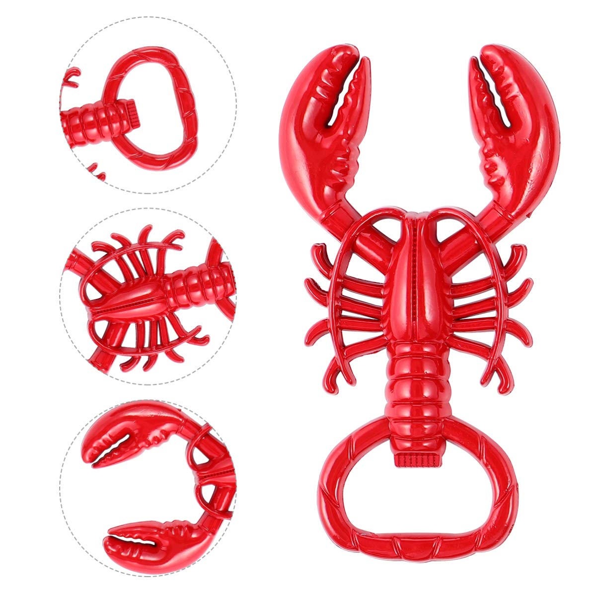 Hemoton 2pcs Keychain Beer Bottle Opener Lobster Bottle Opener Beer Cap Opener Wine Opener Beverage Opener Party Favor Gift for Summer Party Beer Enthusiast