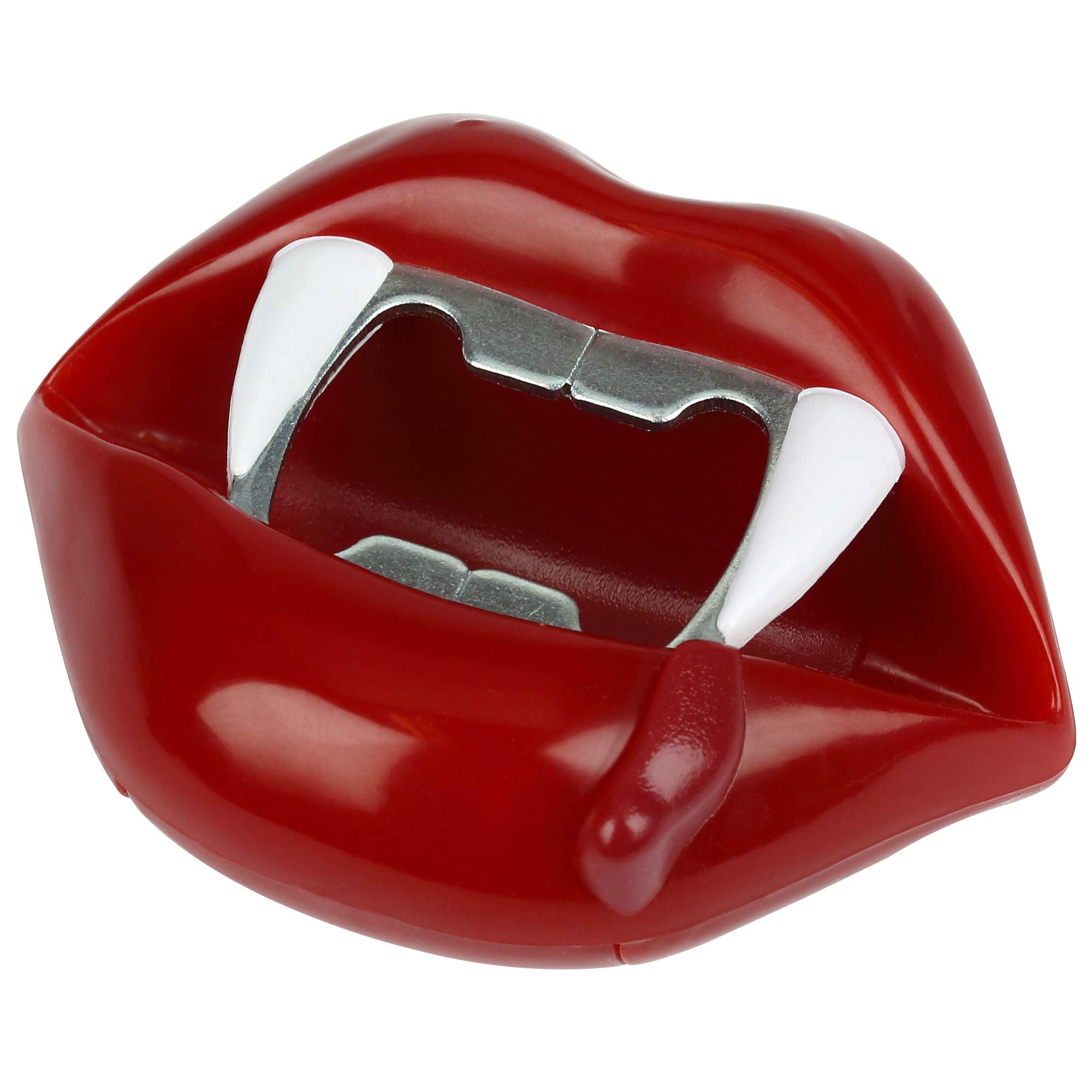 Barbuzzo Vampire Bottle Opener - Vampire Teeth Cap Opener - Dracula Lid Removing Device - Enjoy Cold Beverages using this Handy Gothic Gadget