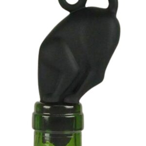 Black Cat Wine Stopper - Cat Wine Toppers - Kitty Wine Bottle Stopper - Black Wine Bottle Stopper - Wine in Cat Bottle - Cat Butt Bottle Stoppers Wine