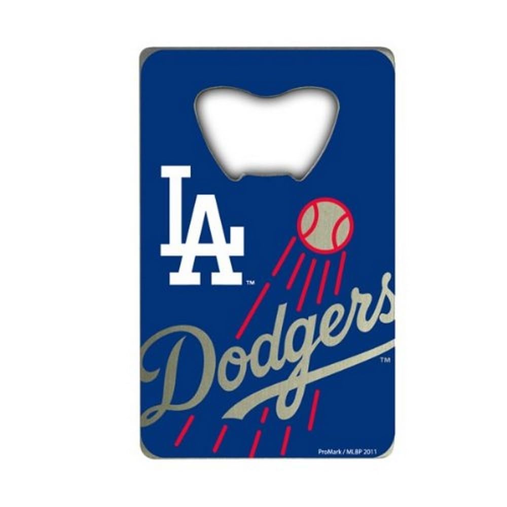 FANMATS 62535 Los Angeles Dodgers Credit Card Style Bottle Opener - 2” x 3.25