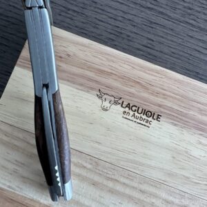 Laguiole En Aubrac Sommelier Waiter's Corkscrew, Grapevine Wood Handle, Wine Opener With Foil Cutter & Bottle Opener, Stainless Steel Brushed Bolsters