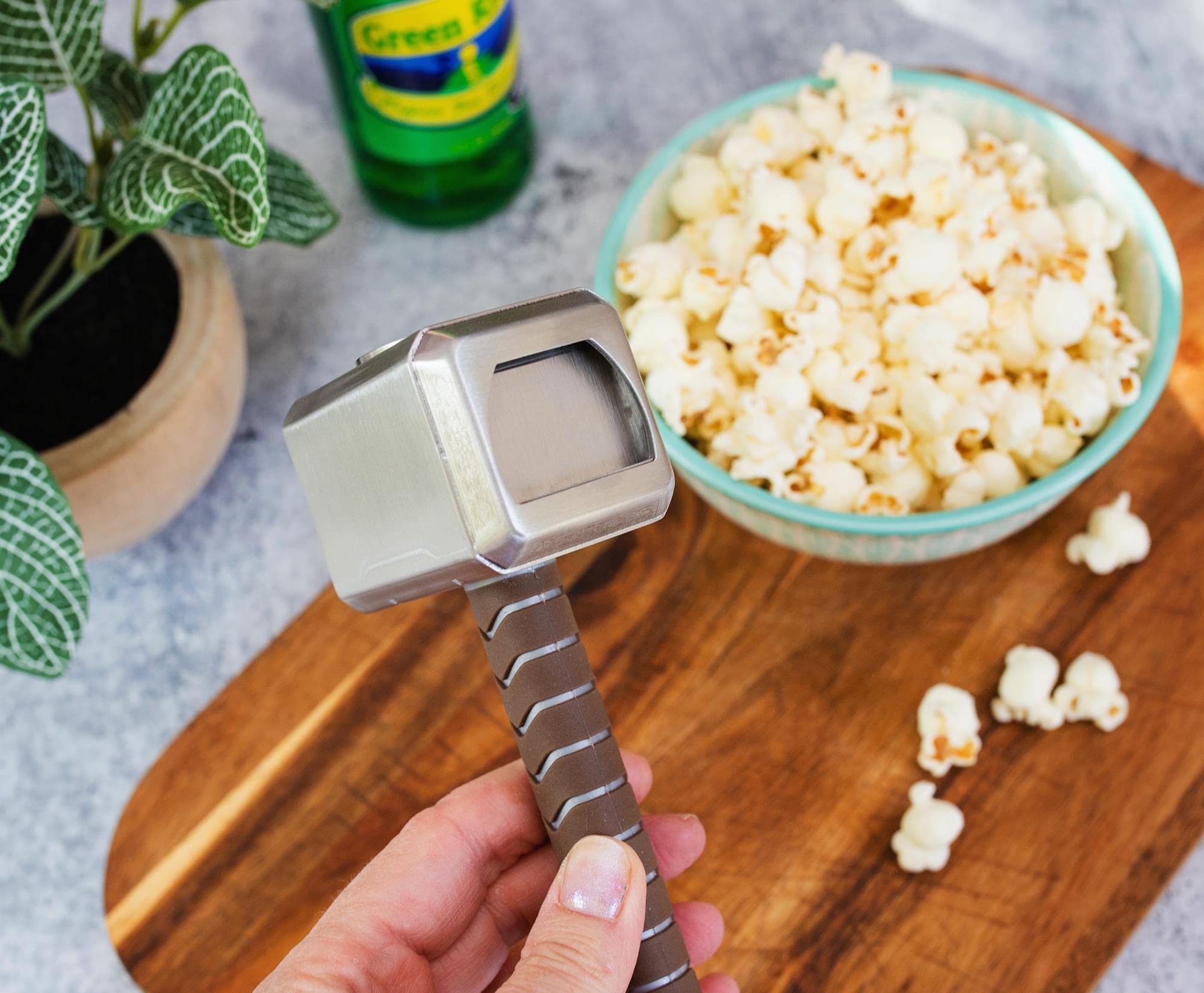 Marvel Thor Metal Mjolnir Bottle Opener With Etched Enchantment