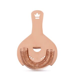 cocktail kingdom® koriko® hawthorne strainer - copper-plated