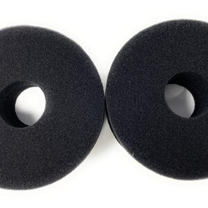 RSG TODAY Black Plastic Glass Rimmer and Margarita Salter 12pk Replacement Sponge