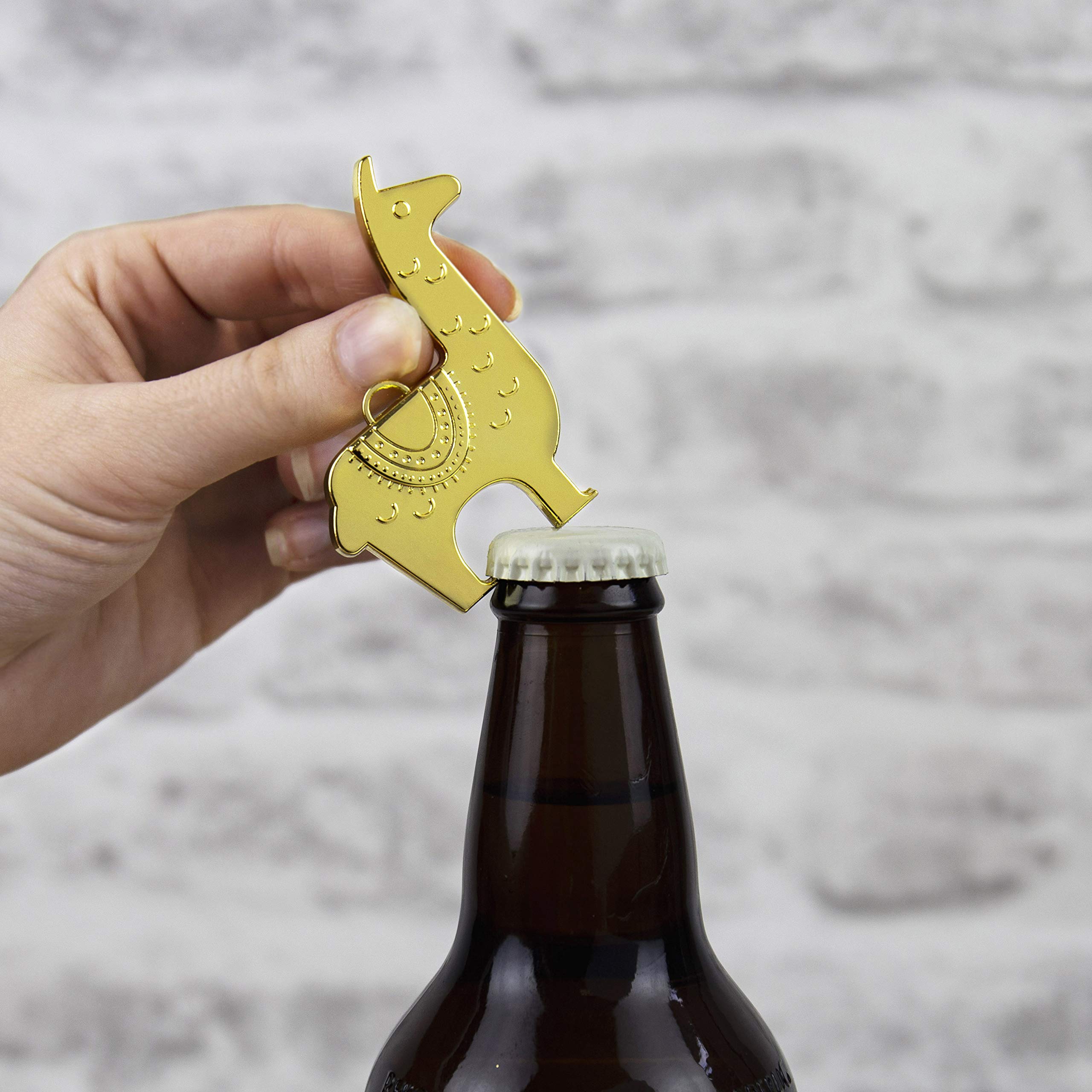 Gift Republic Llama - Bottle Opener, Medium, GOLD