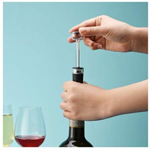 BeRicham Wine Aerator Pourer and Vacuum Wine Stoppers Set for Aerating Wine Instantly, Keeping Wine Fresh