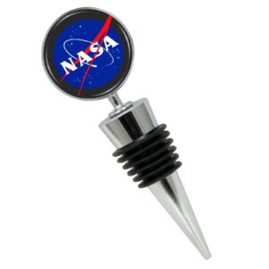 nasa wine bottle stopper in gift box, perfect for house warming gift