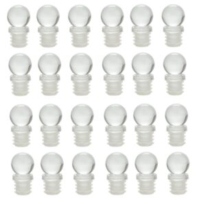 nakpunar 24 pcs glass bottle stoppers for wine, beverages, soda, champagne, liquors, oils