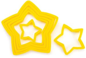 wilton set of 6 nesting star cutters