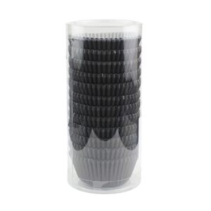 eoonfirst mini cupcake liners paper, baking cups 400 pcs, black