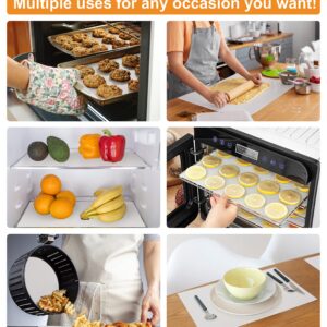 MMmat Silicone Baking Mat Roll - Best German Silicone - Non-slip Silicone Pastry Mat, Non-Stick Reusable Air Fryer Linner, Counter Mat, Oven Liner, Freeze Dryer Mat - 12IN x 8FT