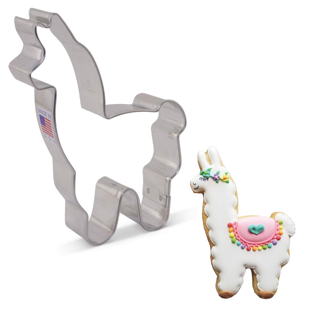 Llama/Alpaca Cookie Cutter, 4.25" Made in USA by Ann Clark