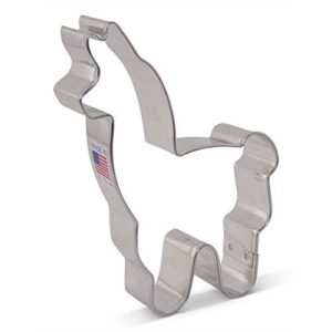 Llama/Alpaca Cookie Cutter, 4.25" Made in USA by Ann Clark