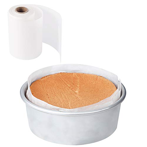 Cake Pan Liner, Nonstick Cake Pan Side Liner/Baking Parchment Paper Liner Roll for Cake Pan, Springform Pan (4in x 164ft)