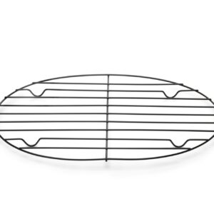 Fox Run - 57213 Fox Run Non-Stick Oval Roasting/Cooling Rack, 11.25 x 8.25 x 0.5 inches, Metallic