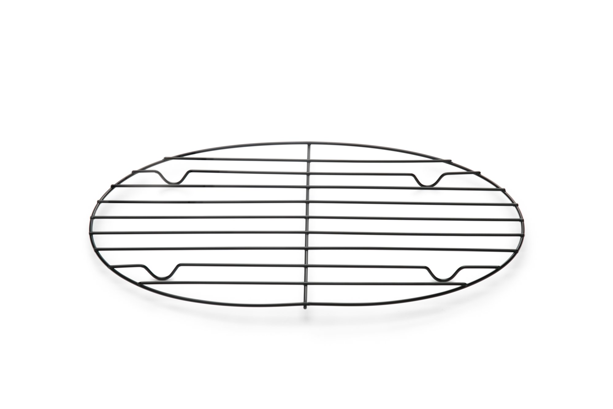 Fox Run - 57213 Fox Run Non-Stick Oval Roasting/Cooling Rack, 11.25 x 8.25 x 0.5 inches, Metallic