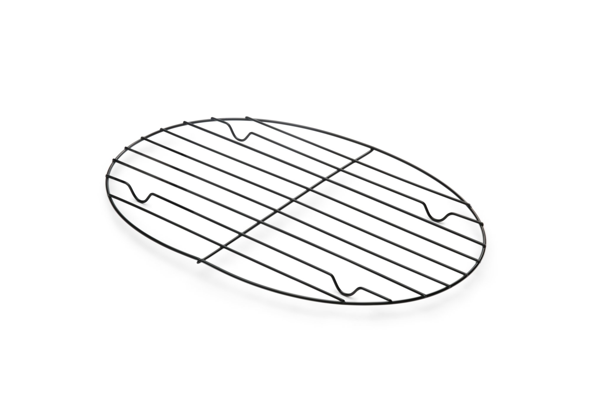 Fox Run - 57213 Fox Run Non-Stick Oval Roasting/Cooling Rack, 11.25 x 8.25 x 0.5 inches, Metallic