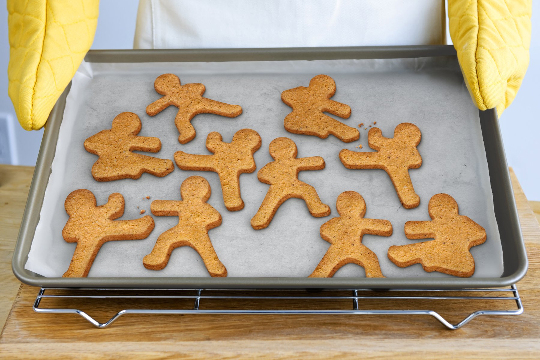 Genuine Fred NINJABREAD MEN Cookie Cutters, Set of 3