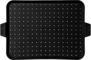 beckon ware | usa | multi-use oven safe baking mat & splatter screen for frying pan - 17.5 x 12 inch