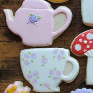 Tea Party Cookie Cutters 3-Pc. Set Made in the USA by Ann Clark, Teapot, Teacup, Cupcake