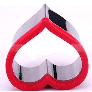 stainless steel heart sandwich cookie cutter baking mold