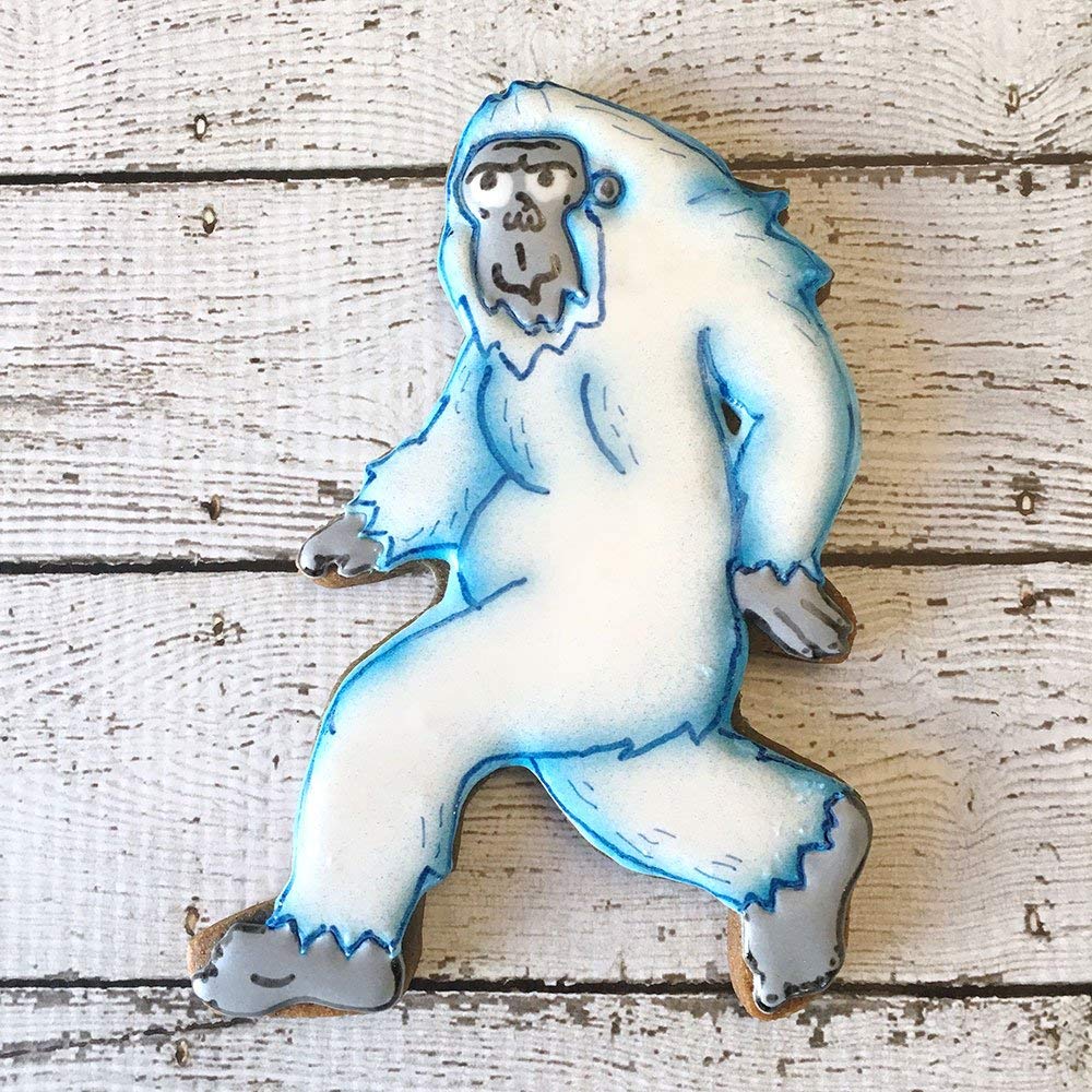 Bigfoot Sasquatch Cookie Cutters 2-Pc. Set Made in USA by Ann Clark, Bigfoot, Foot