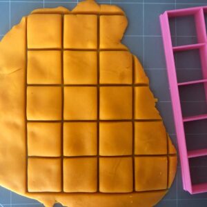 25 x1" size squares multi Cookie Cutter (5 x 5 in)