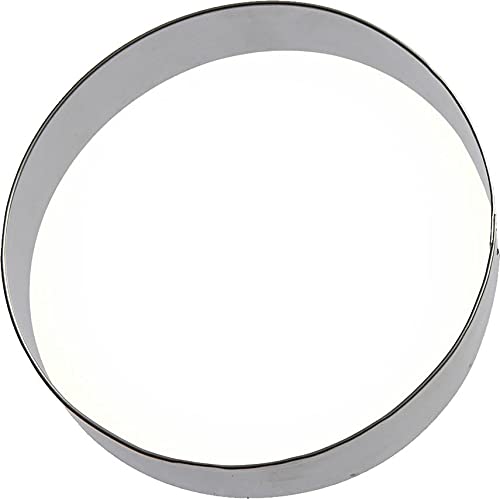 Biscuit Circle Shape 5 Inch Cookie Cutter from The Cookie Cutter Shop – Tin Plated Steel Cookie Cutter