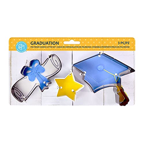 R & M International Graduation Cookie Cutter, One Size, Multi Color