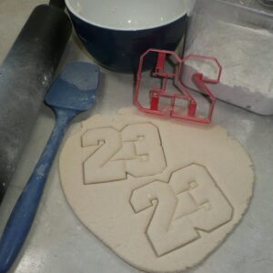 INSPIRED BY NUMBER 23 BASKETBALL LEGEND COOKIE CUTTER MADE IN USA PR4462