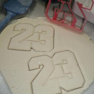 INSPIRED BY NUMBER 23 BASKETBALL LEGEND COOKIE CUTTER MADE IN USA PR4462