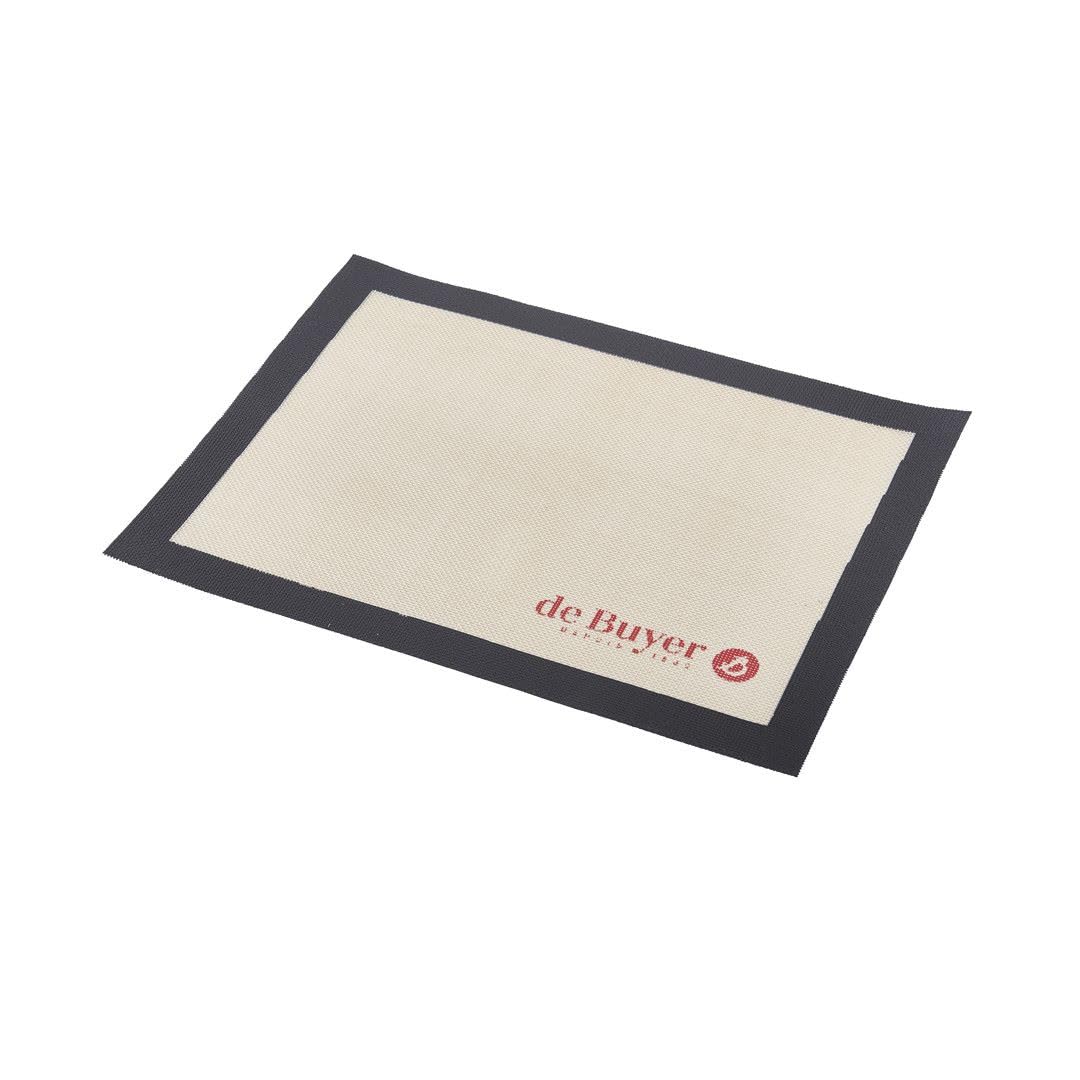 de Buyer AIRMAT Perforated Silicone Baking Mat - 15.75” x 11.8” - Perfect for Bread, Tarts, Croissants & Choux Paste - Easy to Clean