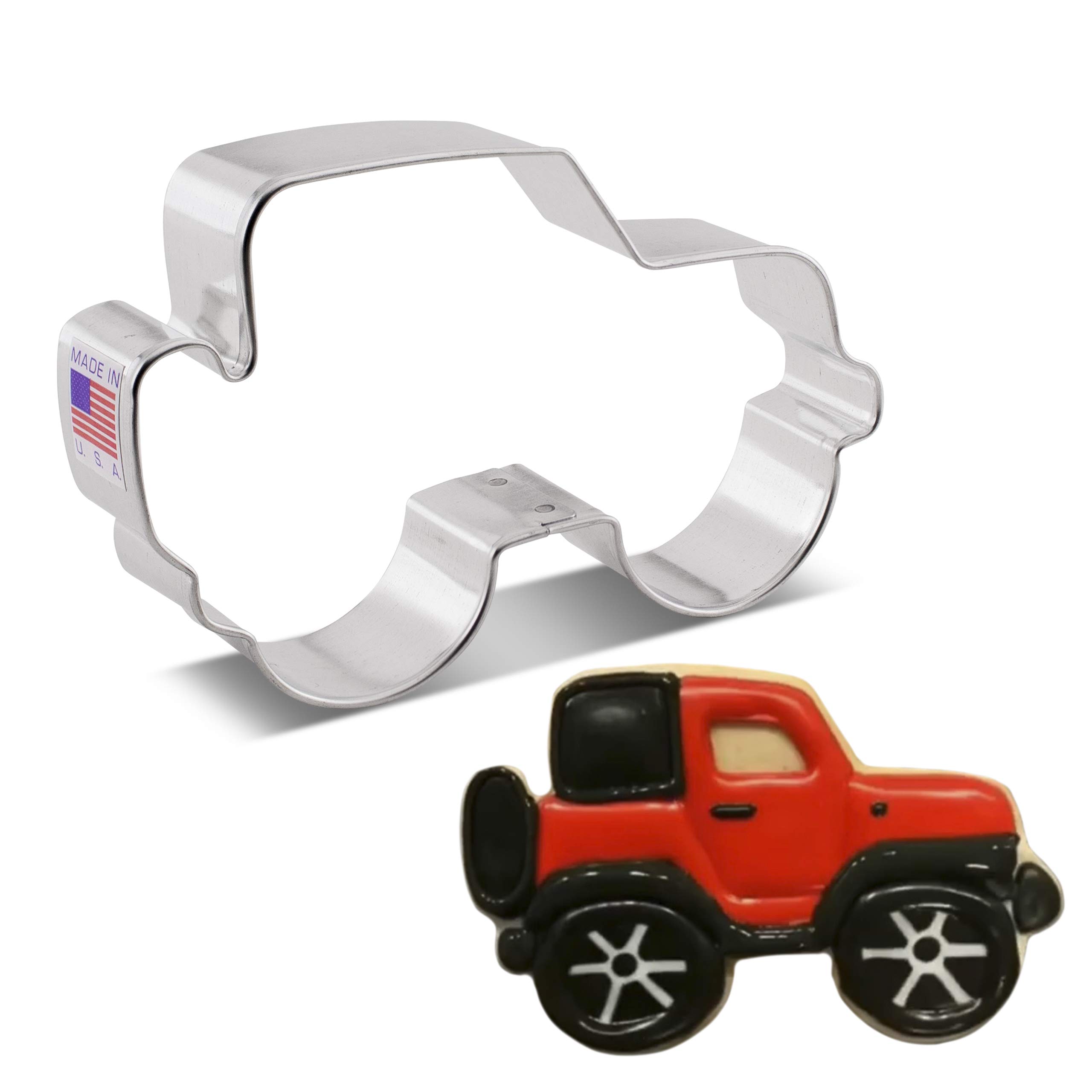 Off-Road Vehicle Cookie Cutter, 4.5" Made in USA by Ann Clark