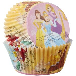 wilton disney princess standard baking liners, assorted