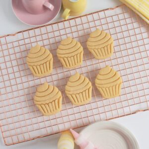 Cupcake cookie cutter, 1 piece - Bakerlogy