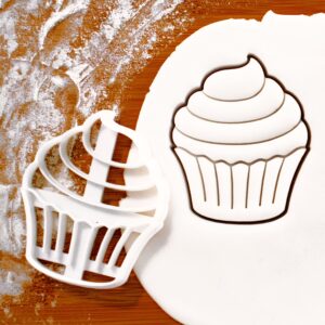 Cupcake cookie cutter, 1 piece - Bakerlogy