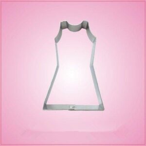 cheerleader dress cookie cutter 4 inch (most popular)-aluminum