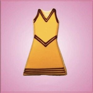 Cheerleader Dress Cookie Cutter 4 inch (most popular)-aluminum