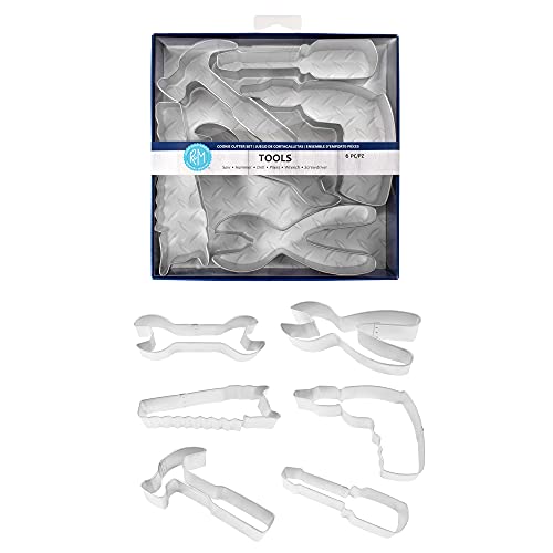 R&M International Construction Tool 6-Piece Cookie Cutter Set, 1-Pack, Metallic